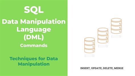 Insert Update Delete Merge Operations And Examples Dml Commands In Sql Data Manipulation