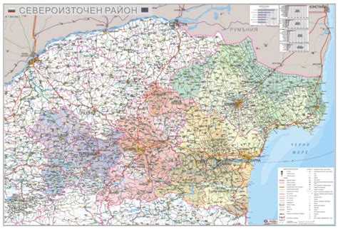 Карта на Североизточен район