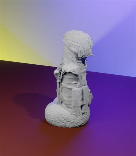 Stl File Major Dick・3d Print Design To Download・cults