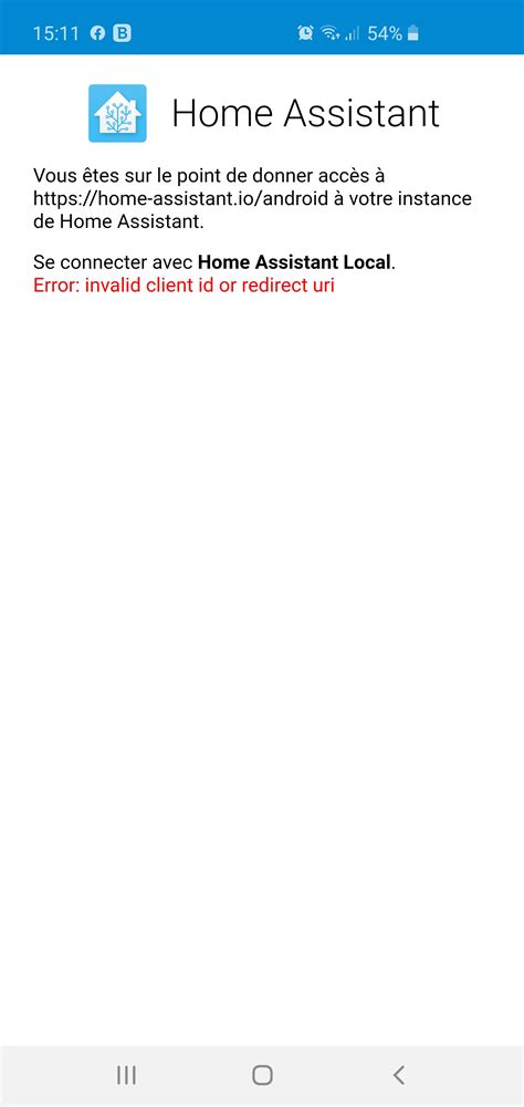 Cannot Connect Anymore Home Assistant Companion For Android Home Assistant Community