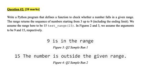 Solved Write A Python Program That Defines A Function To