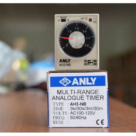 Anly Multi Range Analogue Timer Ah3 Nb Ac220v 3s Price In Bd Citytech Bd