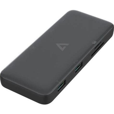 4k Hdmi 20 Usb Type A To Usb Type C Mini Dock Dual Display Black