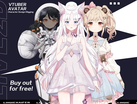 Custom Live2d Vtuber Model Vtuber Commission Vtuber Design Etsy Hong Kong