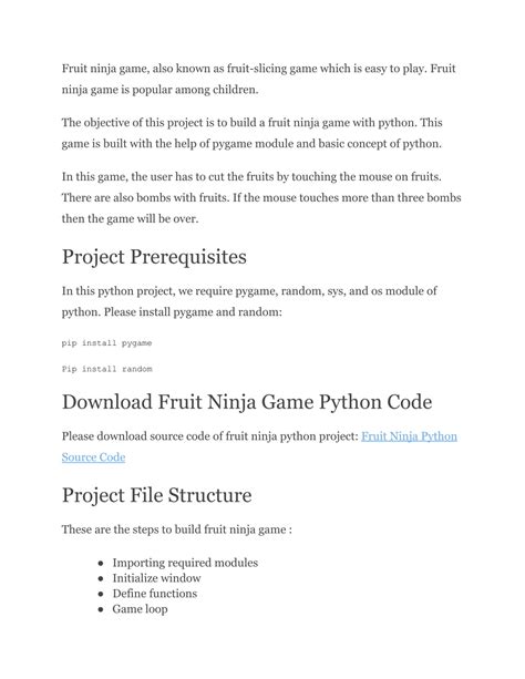 Ppt Create Fruit Ninja Game In Python Cut The Delicious Fruits Powerpoint Presentation Id