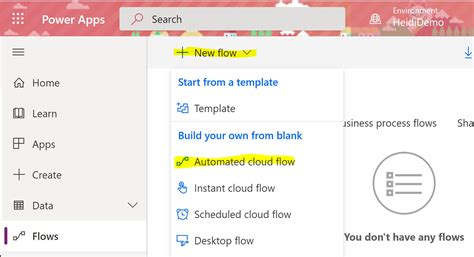 Flow Building An Automated Cloud Flow