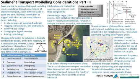 Sediment Transport Modelling Considerations Part Iii