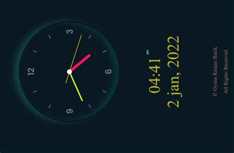 GitHub Gyana Ranjan Neumorphsim Analog CLOCK Hi Friends This Project Is Created By Simple