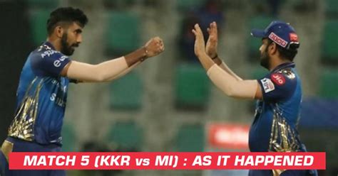 Ipl 2020 Rohit Sharma Led Mumbai To Their First Win