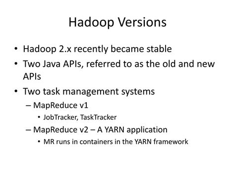 Ppt Hadoop Overview Powerpoint Presentation Free Download Id 3553179