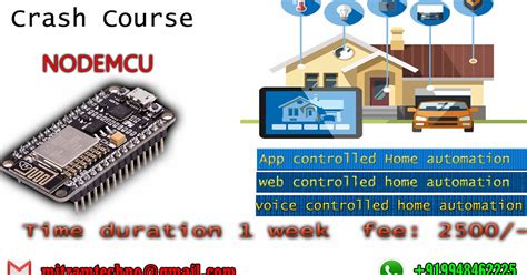 Mitram Electronics Internet Of Things With Node Mcu
