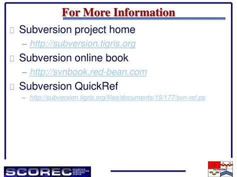 Ppt Effective Source Code Management With Subversion Powerpoint