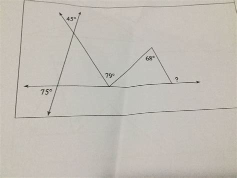 Geometry How Do You Find The Missing Angle On Irregular Triangles Example Provided