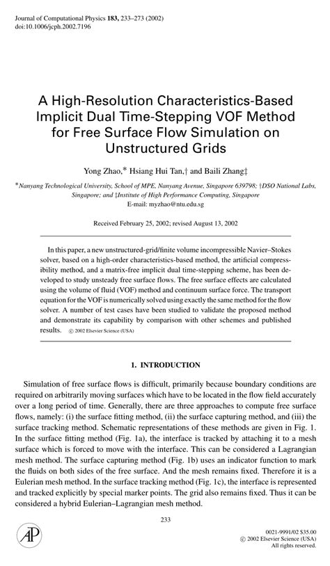 pdf a high resolution characteristics based implicit dual time