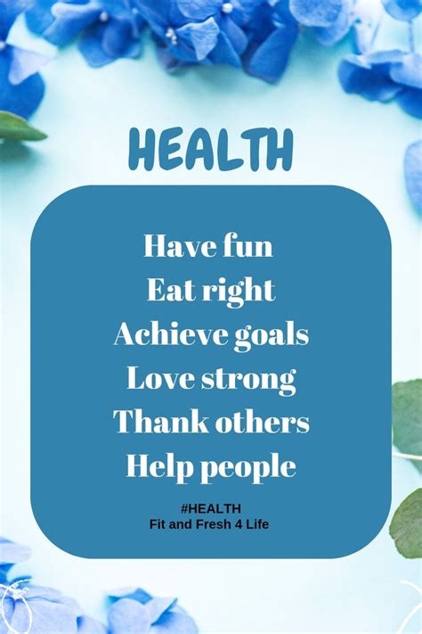 Health Acrostic Poem Acrostic Poem Acrostic Words Of Encouragement