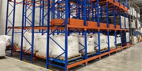 Push Back Racking System Hyperack Storage Racking