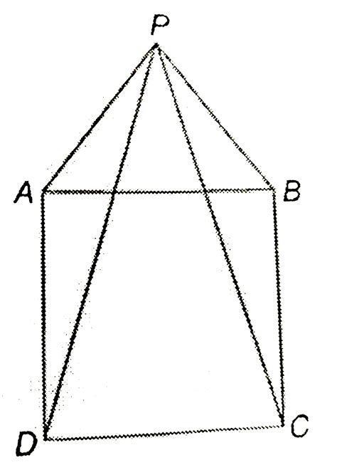 In The Adjoining Figure Abcd Is A Square And Pab Is An Equilateral Tr
