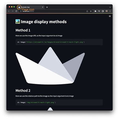 Image Not Appearing Using Streamlit Streamlit