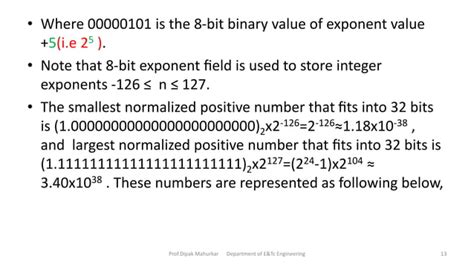 Computer Arithmetics Fixed And Floating Point Pptx