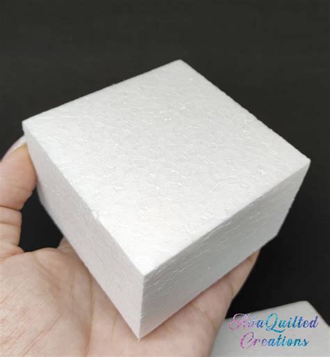 Square Styrofoam Cubes Three Different Sizes 8x8x5 Cm 3x3x2 9x9x6 Cm 3 54x3 54x2 36