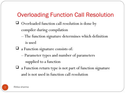 Function Overloadingc Ppt