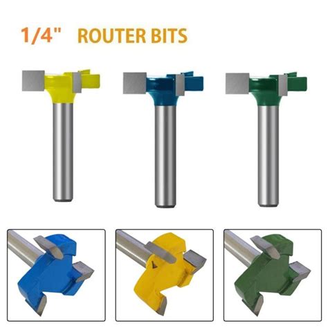 Router Bits Carbide 1 4 Inch Shank Cnc Spoilboard Surfacing Router Bits Trimming Machine Durable