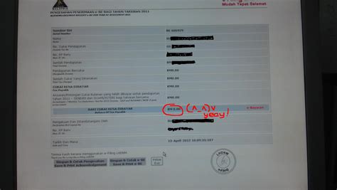 My Green Life Borang Be Lhdn 2012