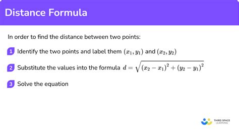 Distance Formula Gcse Maths Steps Examples And Worksheet