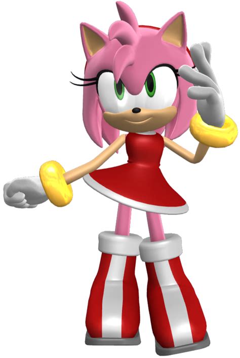 Amy Rose 3d Model Smile By Gonzalo123000 On Deviantart