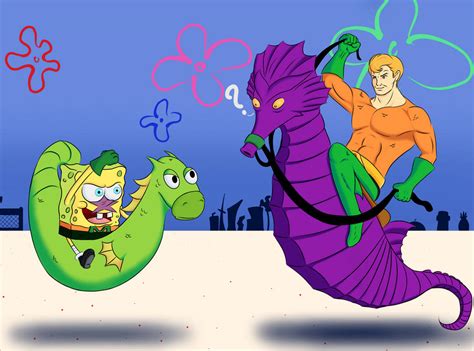 Spongebob Vs Aquaman Death Battle Fanart By Shabo Random On Deviantart