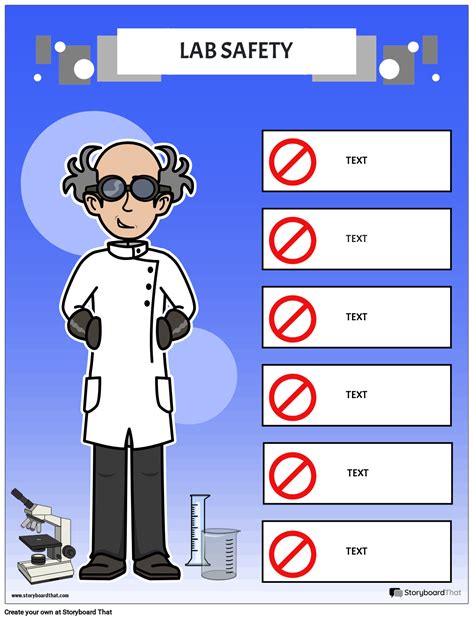 Science Safety Poster Lab Safety Poster Project Storyboardthat My Xxx