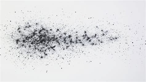 Abstract Art Installation Of Dots Shifting In Patterns Modern Gallery Digital Art Exploration