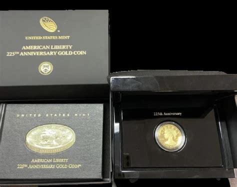 1 Oz 9999 Fine Gold 2017 American Liberty 225th Anniversary 100 Gold