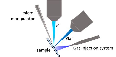 8 Dual Beam Fib Used For Sample Preparation With Micro Manipulator And