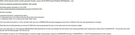 write a 32 bit pseudo random number generator