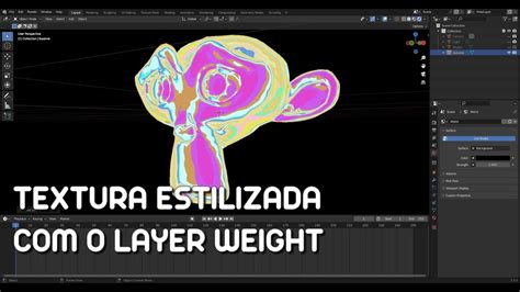 Textura Estilizada Com O Layer Weigth Youtube