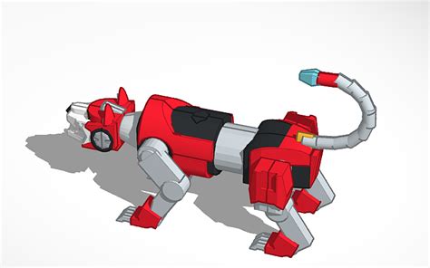3d Design Copy Of Voltron Red Lion Tinkercad