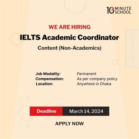 Shams Asif Chowdhury On Linkedin 10 Minute School Is Looking For Ielts Academic Coordinator