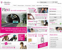 T Mobile Co Uk Homepage Updated Arse Mobile Industry Review