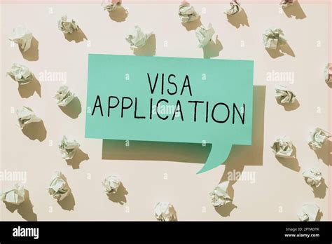 Conceptual Caption Visa Application Business Approach Telling The Story Of Your Brand Or