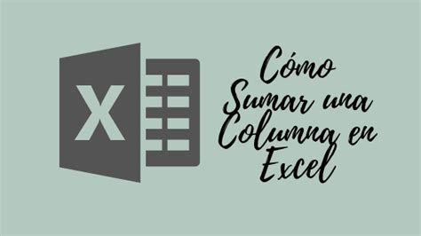 Cómo SUMAR una Columna en Excel Formula SUMA