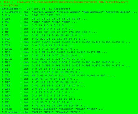 R Analysis 10 Linear Regression K Means Clustering And The 2020 Nba