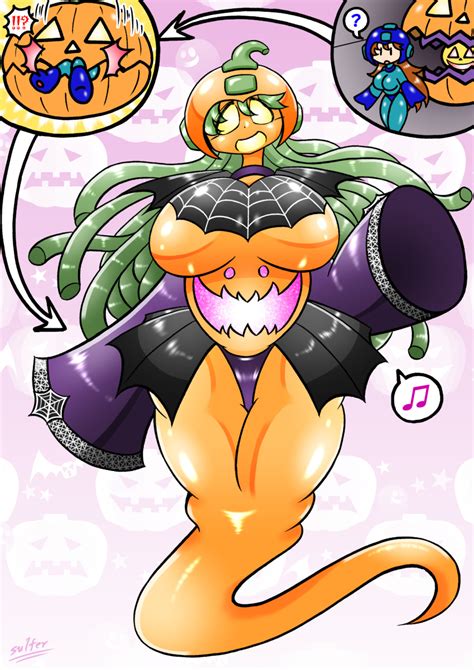 Rule 34 Genderswap Mtf Halloween Huge Ass Huge Breasts Mega Man Mega Man Character Pumpkin