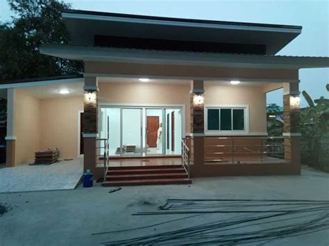 บ้านชั้นเดียวสไตล์โมเดิร์น หลังคาทรงแหงน พื้นที่ใช้สร้อย 95 ตรม Doidea ดูไอเดียบ้าน