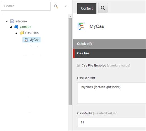 Sitecore Tips And Tricks Managing Css Files In Sitecore