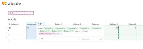 max and second max value across five columns coda maker community