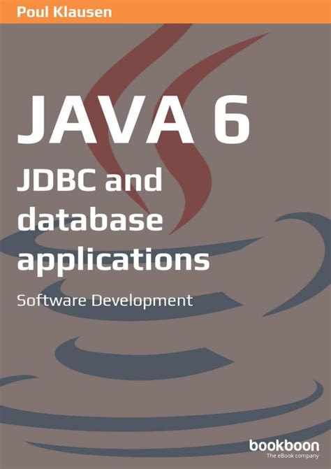 Java 6 Jdbc And Database Applications Programmer Books