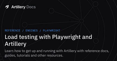 Load Testing With Playwright And Artillery · Artillery Docs