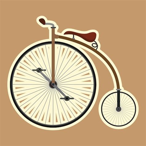 Premium Vector Vintage Bicycle Royalty Vector