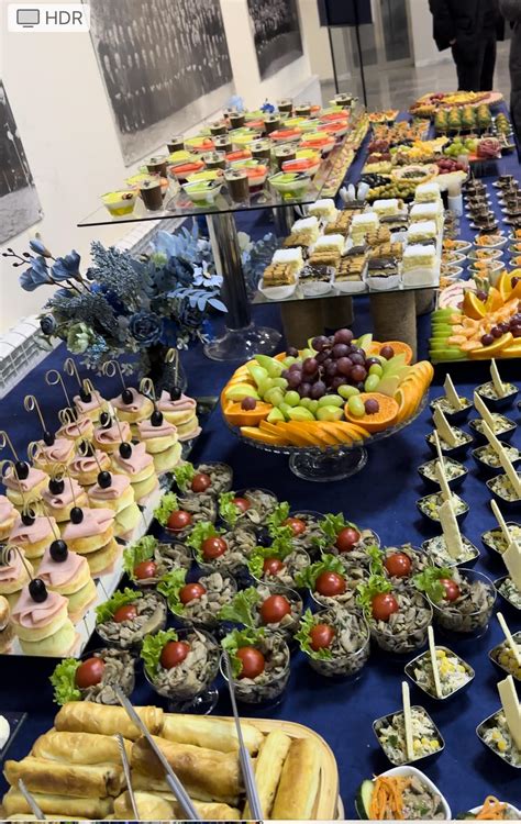 სადღესასწაულო სუფრების და ფურშეტების ორგანიზება